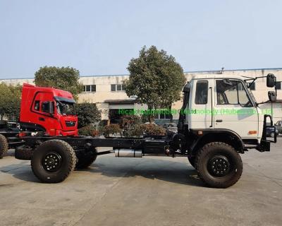 China Direção esquerda Dongfeng 6x6 tração nas quatro rodas Chassi do camião de carga Euro 3 Padrão de emissões à venda