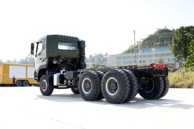 China Caminhões de alta mobilidade com chassi de cabine 6x6 com ABS de carga pesada e assento normal do motorista à venda