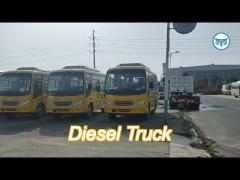 4X2 Transmissão manual 5m Long Nose Amarelo ônibus escolar para transporte de crianças