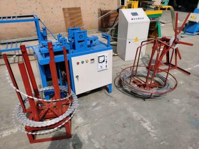China Galvanized Coil Razor Blade Barbed Wire Making Machine for sale