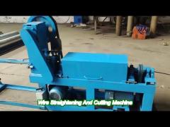 rebar size 3-8mm wire straightening and cutting machine length 6m