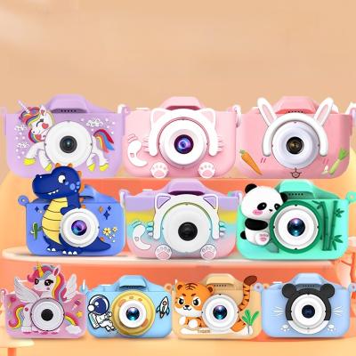China New Cartoon Children's Camera Capable of Recording High-definition Video, Dual-camera SLR Digital Camera Toy, Holiday Gift for sale