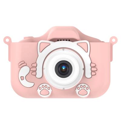 China Waterproof Rechargeable Kids' Camera Dual Lenses 7-10X Optical Zoom 2.0-Inch HD Display Full HD Video 16GB Built-in Memory for sale