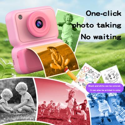 China Cross-border Kids Smart Phone Children's CCD Full HD 4K Instant Print Portable Digital Camera 2.4inch Screen TF Card for sale