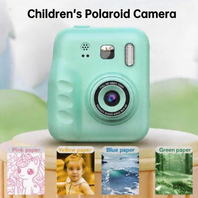 China Kids Digital Camera 4K Video Recorder Instant Printing Selfie Mirror Flash IPS Eye Protection Screen 120 Wide Angle 64GB for sale