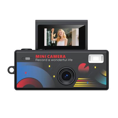 China DLC Mini Flip Screen CMOS Sensor Full HD MP3 Filter Dual Lenses Small Pocket Sports Camera for Students & Kids for sale
