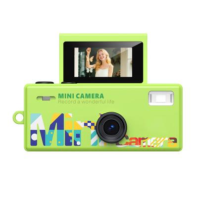 China Retro CMOS Style 7.1x-16x Optical Zoom Full HD Student Camera with Dual Screen Face Detection for Kids Fashion OOTD Accessory for sale