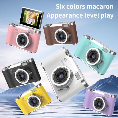 China Anti Fall Portable Instant CCD Camera 64MP Dual Camera 4K Retro Design Type C Fast Charging Dual Screen 8X Optical Zoom Teen for sale