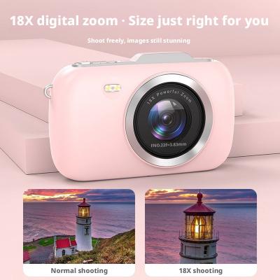 China Retro CCD Style Digital Camera 18X Optical Zoom Compact Beauty 2.8 Inch Display Portable for Beginners Photography and Recording for sale