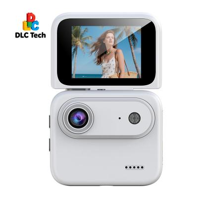 China DLC Y360 Action Cam 4K Reversible Screen 143 Wide Angle Lens Optical Glass Dual Screen Face Detection Fast Charging Large for sale