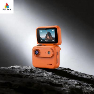 China DLC  Action Camera First Person POV 1080P Video Reversible Display 1/4 Screw Mount Anti Vibration Sports Cam for Live Streaming for sale