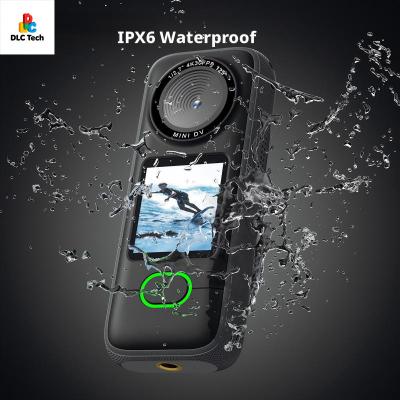 China DLC Portable Biking Action Cam 64MP Photo 1200mAh Battery Dual Mic IPX6 Waterproof Electronic Stabilization Outdoor Cycling for sale