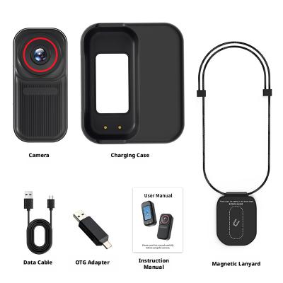 China Battery Mini Thumb Camera 1080P Built-in Mic 170 Wide Angle WiFi Live View Pet POV Magnetic Charging for Travel Cycling for sale