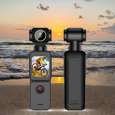 China 5k New Touch Sports Camera Rotatable Lens Wide Angle Pocket Vlog Camera Ips Display Lightweight Camera  Multiple Shooting Modes for sale