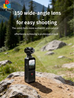 China DLC PX3 Mini 5K Action Camera 1.69 Inch IPS Screen EIS Anti Shake 270° Rotating Lens Lightweight Sports Cam for Travel for sale