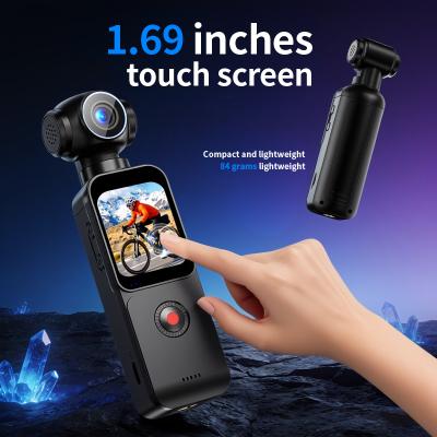 China Hot Selling 5K Touch Handheld Gimbal Action Camera 150 Wide-Angle Lens MicroSD Storage Lightweight Design Multiple Shooting for sale