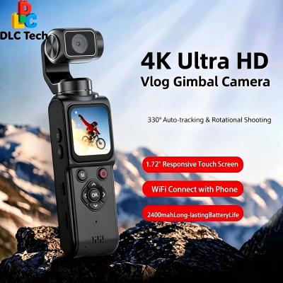China DLC M105 Handheld Gimbal Camera 330 Auto Tracking 4K 17-30x Optical Zoom 180 Min Recording WiFi 1.7 Inch Touchscreen Vlog Live for sale