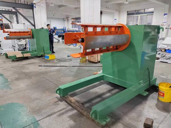 Quality MT Heavy Duty Uncoiler Machine with Manual Hydraulic Expansion Spindle and for sale