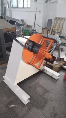 China 0.1-3.0mm Metal Coil Uncoiler Machine Automatic with Rubber Covered Roller for sale