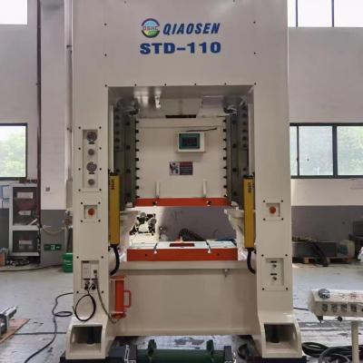 China 110ton High Precision H Frame Press Machine with 4 Corner 8 Guide Structure for Metal Stamping for sale