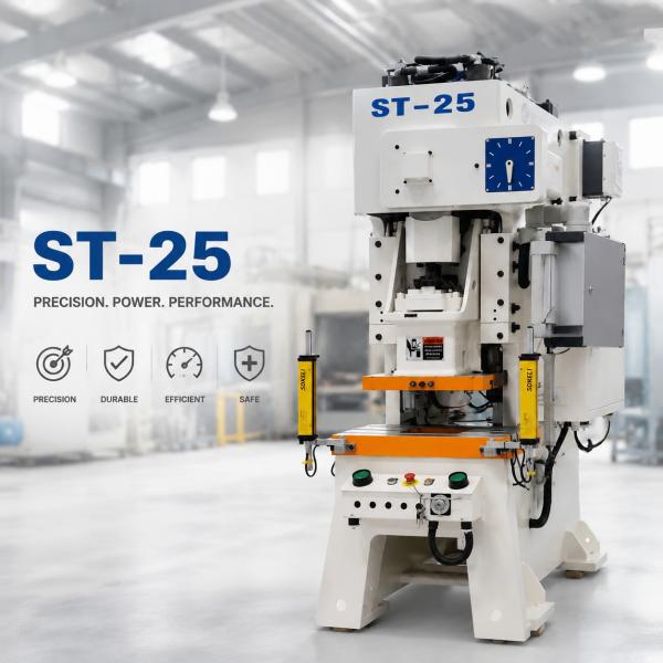 Quality ST-25 25 Ton Precision Punch Press with ±0.01 mm Accuracy and Pneumatic Clutch for Hardware Stamping for sale