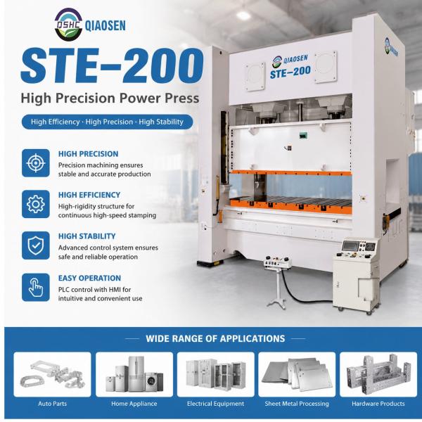 Quality STE-200S Heavy Duty Pneumatic Punch Machine Equipped with Adjustable Settings to Accommodate Different Punching Requirements for sale
