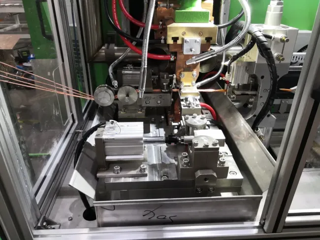 Automatic Copper Wire Welding Machine Cutting Metallic Line Welder Wire Machines