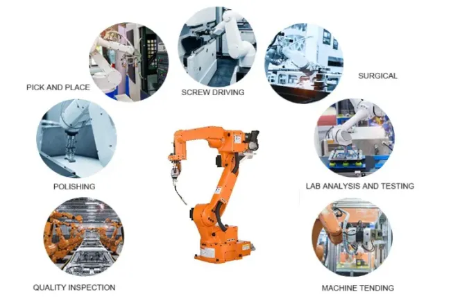 Industrial Palletizing Stacking Carry Grab Bag Box Package Robot Handling Robot Arm