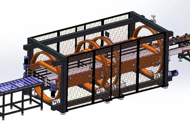 Automated Production Line for Transformer Heat Sink Fins