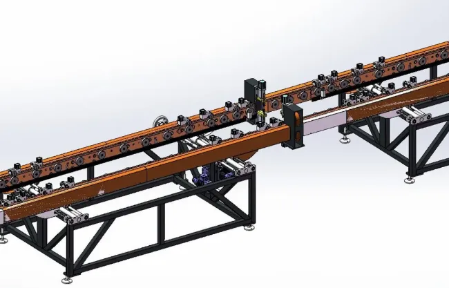 Automated Production Line for Transformer Heat Sink Fins