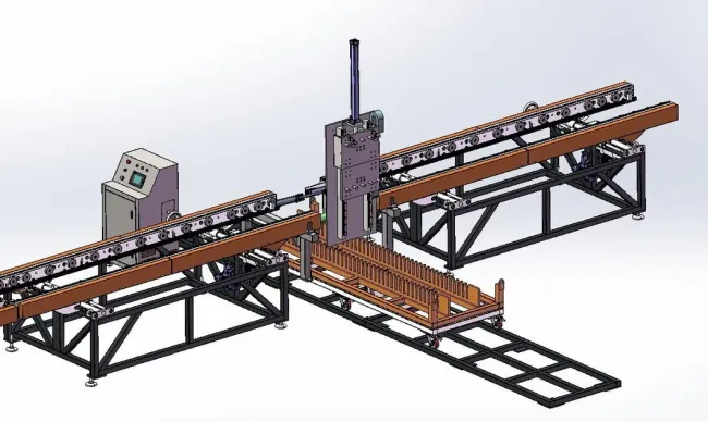 Automated Production Line for Transformer Heat Sink Fins