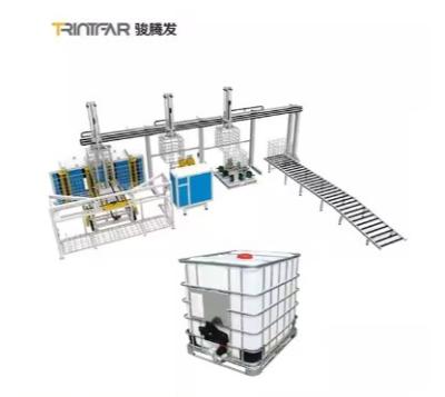 Cina Saldatrici a filo per saldatrici a gabbia tubolare con serbatoio Ibc da 1000 litri Saldatrici in acciaio inossidabile in vendita