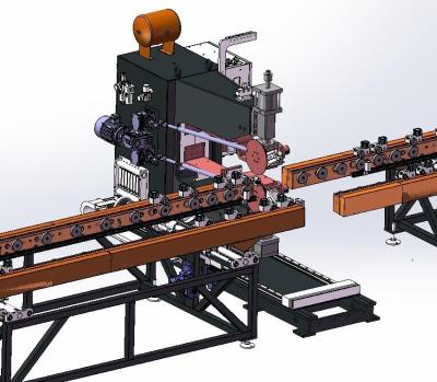 China Automatic loading and unloading fully automatic transformer cooler production line for sale