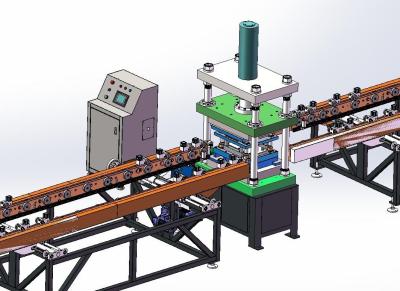 China Automatic loading and unloading fully automatic transformer cooler production line for sale
