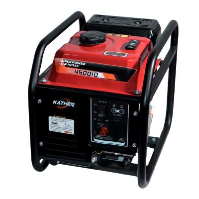 Cina Generatore portatile da 50hz a 3,8kva generatore inverter generatori di gas da 3800w per alimentazione esterna in vendita