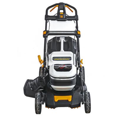 China Battery Powered 1000w Self Propelled Electric Brush Cutter Grass Cutter Machine 17inch for sale