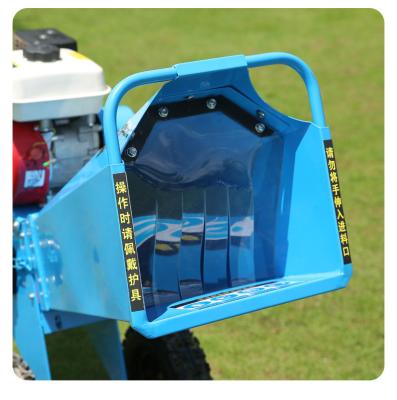 China Electric Engine Tree Branch Shredder 4kw Wood Chipper Machine for Mini Move Single Phase for sale