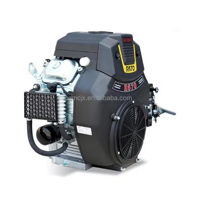 China Rato R670 21HP 670cc V Twin Double Cylinder OHV Benzinemotor 457*351*460mm 45kg Te koop