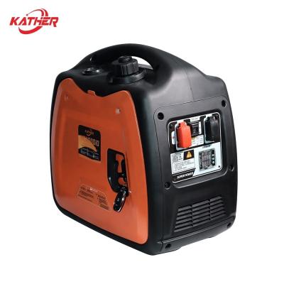 Cina 220v 1.8kw 3kw generatore a corrente continua generatore inverter silenzioso a benzina per corrente nominale 12V/8.3A in vendita