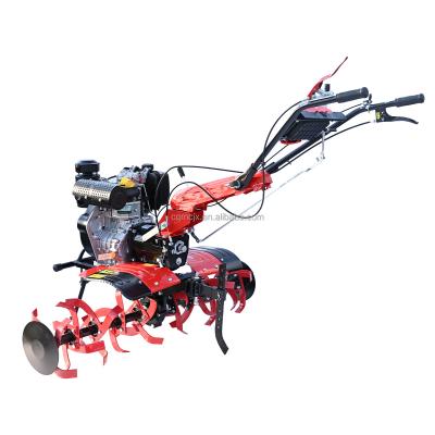 China 161x101x102CM 7Hp Farm Mini Land Cultivation Machine Caminhador de mão Tractor Cultivator à venda