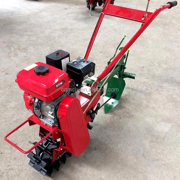 Quality Gasoline Power Type Mini Self Propelled Power Tiller Cultivator with 160x80x55cm for sale