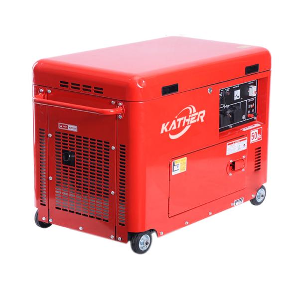 8kva 10kw ジェネレーター 空気冷却 ディーゼル 1相/3相 50Hz/60Hz 防音 ジェネレーター