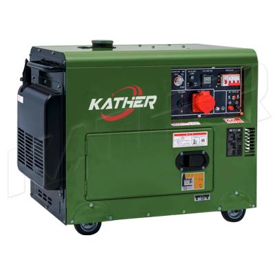 Cina Super silenzioso generatore diesel portatile da 5kva 6kva 8kva 10kva 20kva per navi da guerra in vendita