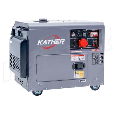 Cina Super silenzioso generatore diesel portatile da 5kva 6kva 8kva 10kva 20kva per navi da guerra in vendita