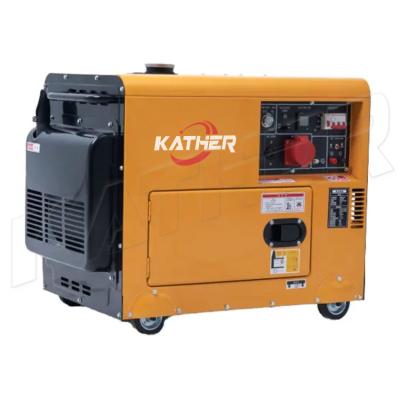 Cina Super silenzioso generatore diesel portatile da 5kva 6kva 8kva 10kva 20kva per navi da guerra in vendita