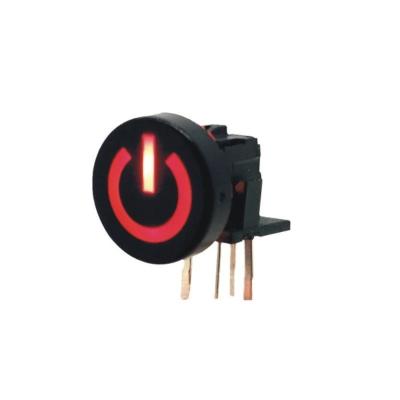 Cina 35V ha illuminato l'interruttore a chiave laterale di risistemazione del piede 90° della curvatura del commutatore di pulsante con il LED in vendita