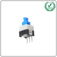China 7x7 Single Row Three Pins Self Lock Push Button ROHS Approved for sale