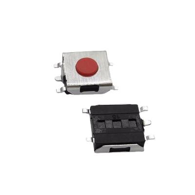 Cina commutatore tattile SMD cinque Pin Red Head Button Tap di tatto 6.2x6.2x2.5-4.0H in vendita