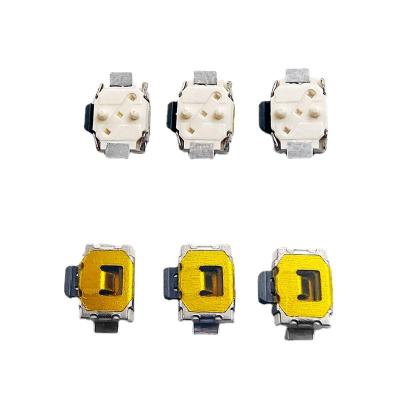 Cina Perni SMD 3x4x1.5 del piede piatto 2 della tartaruga del commutatore di tatto piccoli per la cuffia avricolare di Bluetooth in vendita