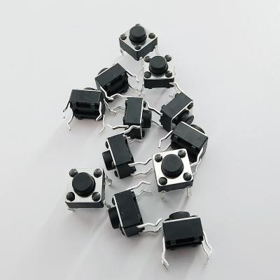 Cina Tipo verticale della IMMERSIONE di Pin Copper Foot Copper Cover del commutatore 4 di tatto 6*6 per telecomando in vendita